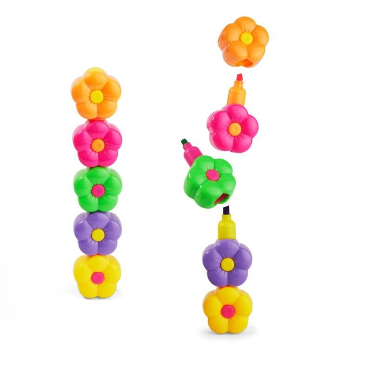 TRENDHAUS® - Duft-Highlighter Zieh- & Steck - Bunte Kinderkiste